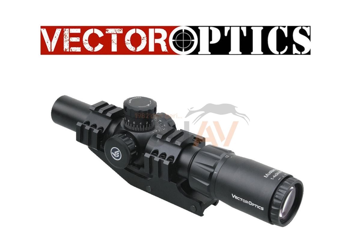 Vector Optics Mustang Gen II 1-4x24 FFP Tüfek Dürbünü