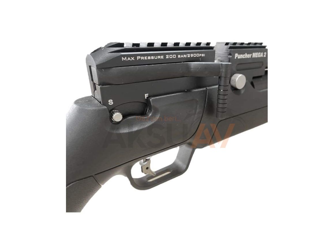 Kral Arms Puncher Mega 2 Sentetik Siyah PCP Havalı Tüfek