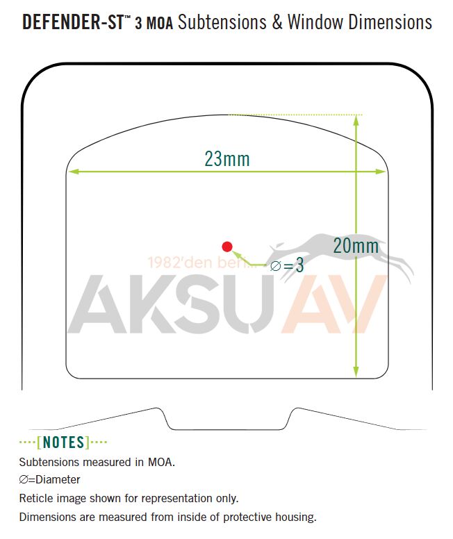 Vortex Optics Defender-CCW 3 Moa Micro Red Dot (Tan Renk)